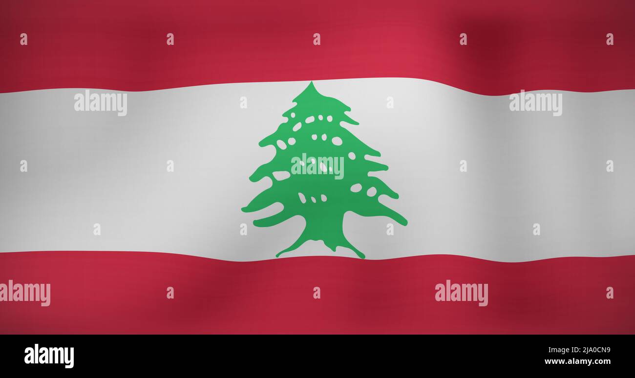 Flag of the lebanon hi-res stock photography and images - Alamy