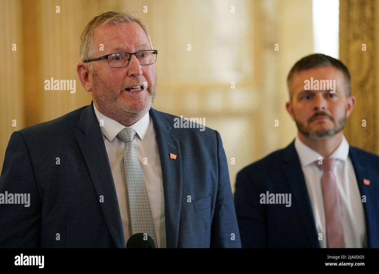 Doug beattie, uup leader hi-res stock photography and images - Alamy