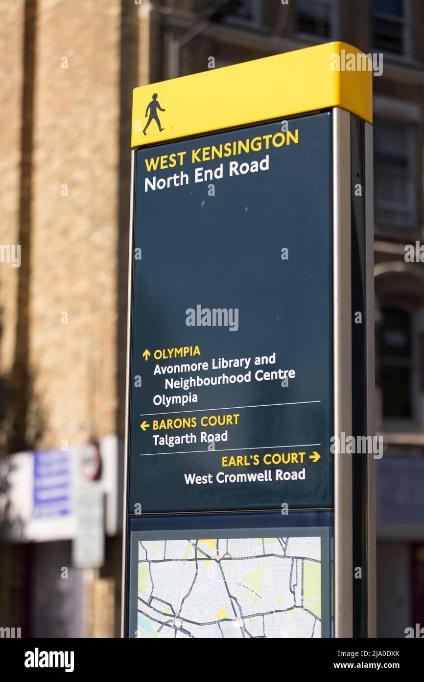 North end road kensington hi-res stock photography and images - Alamy