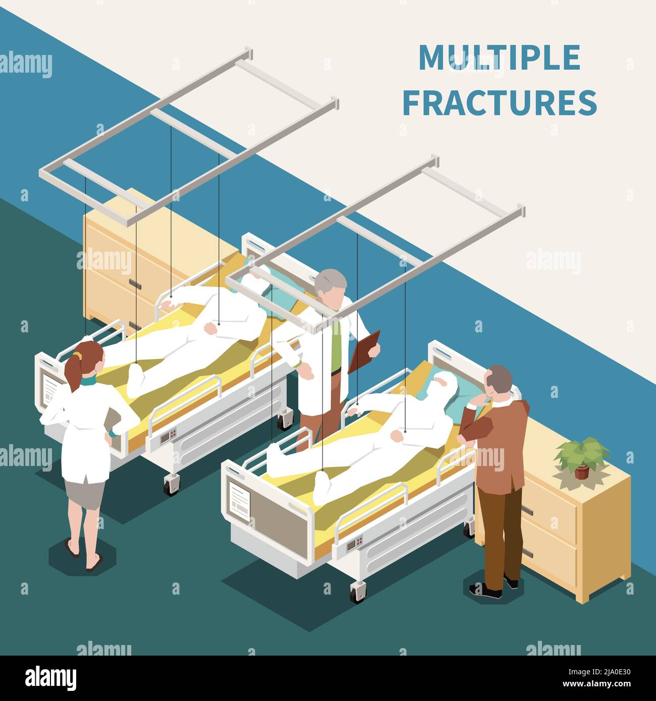 Multiple fractures Stock Vector Images - Alamy