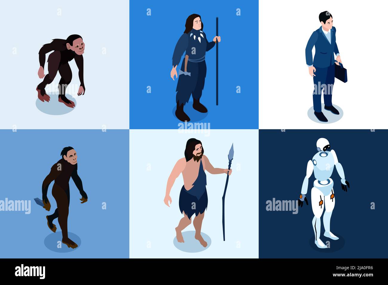 Human Evolution Cartoon History Of Human Evolution Cartoons And Comics