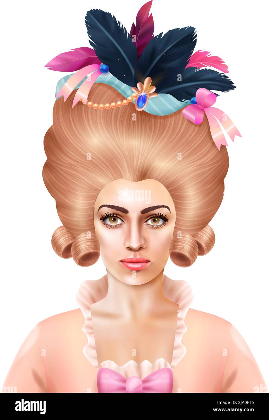 Aristocratic young lady Stock Vector Images - Alamy