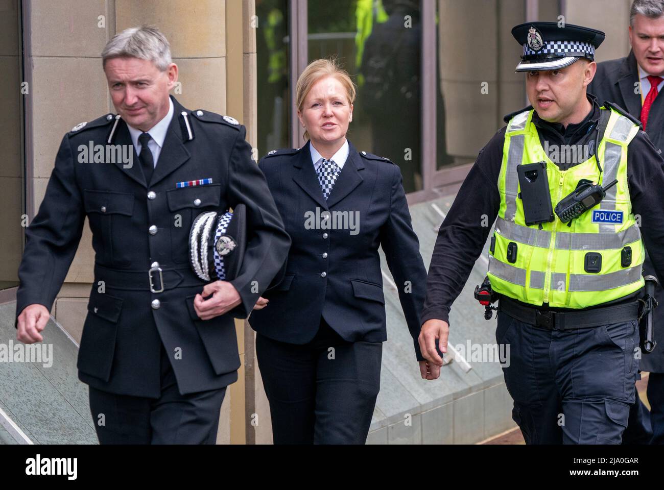 Police Scotland's Assistant Chief Constable Kenny Macdonald (left) and ...