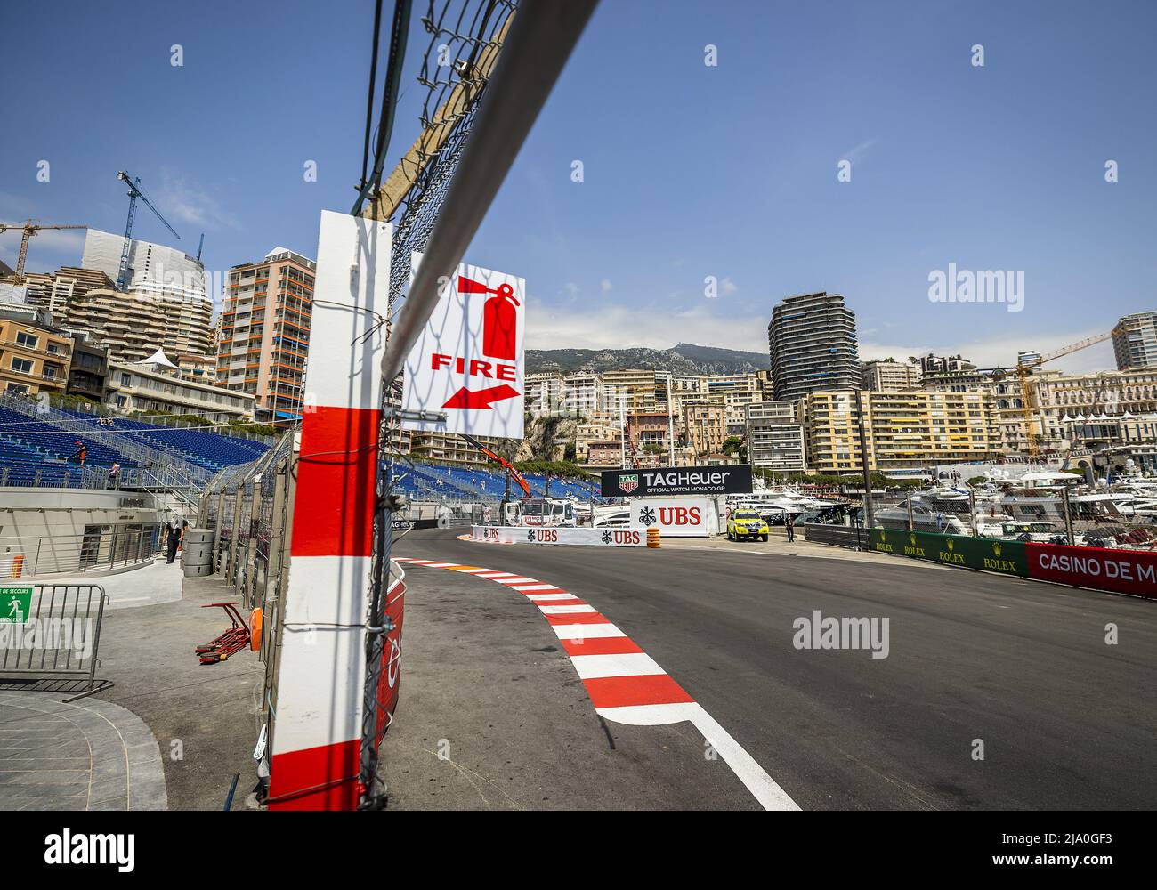 MONTE-CARLO - The F1 circuit of Monaco ahead of the F1 Grand Prix of ...
