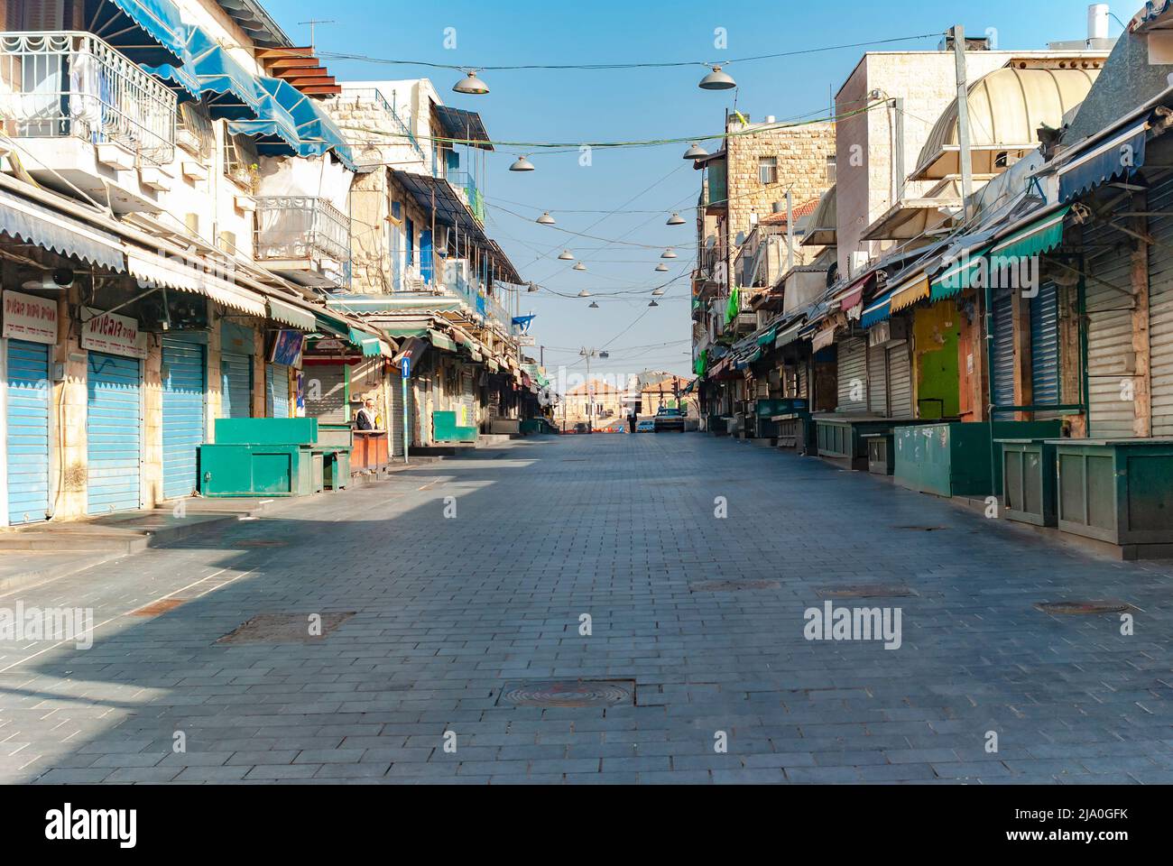 Jerusalem, Israel. Jerusalem's Mahane Yehuda market during Shabbat ...
