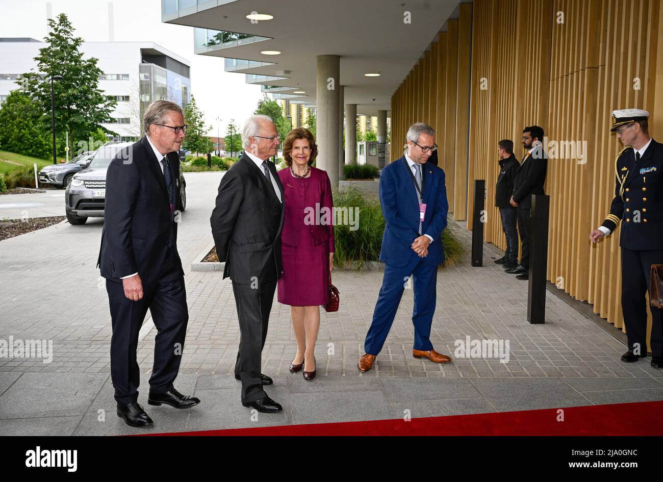 CAMBRIDGE 20220526Queen Silvia and King Carl Gustaf visit the Astra ...