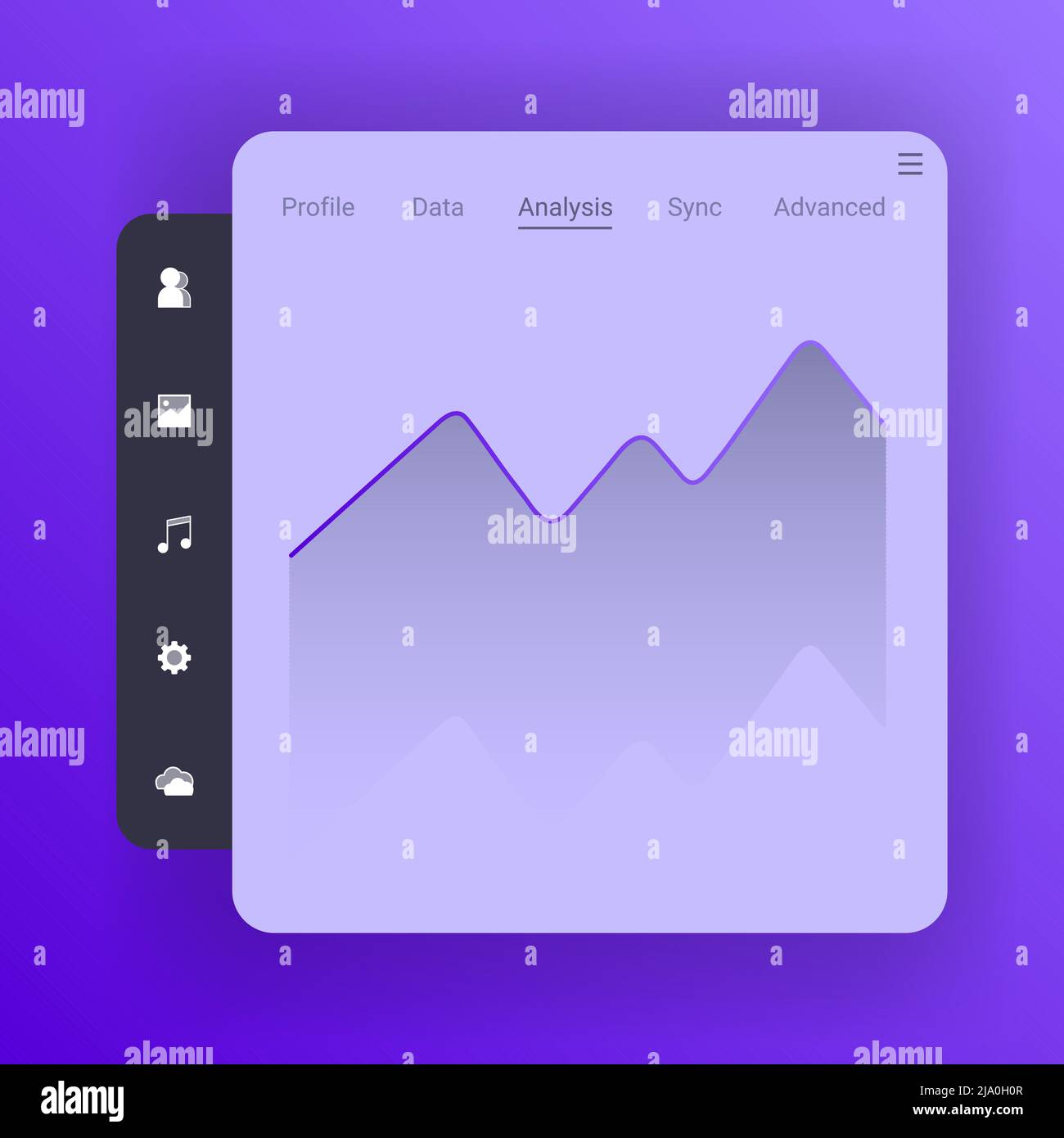 profile data user interface mockup Stock Vector Image & Art - Alamy