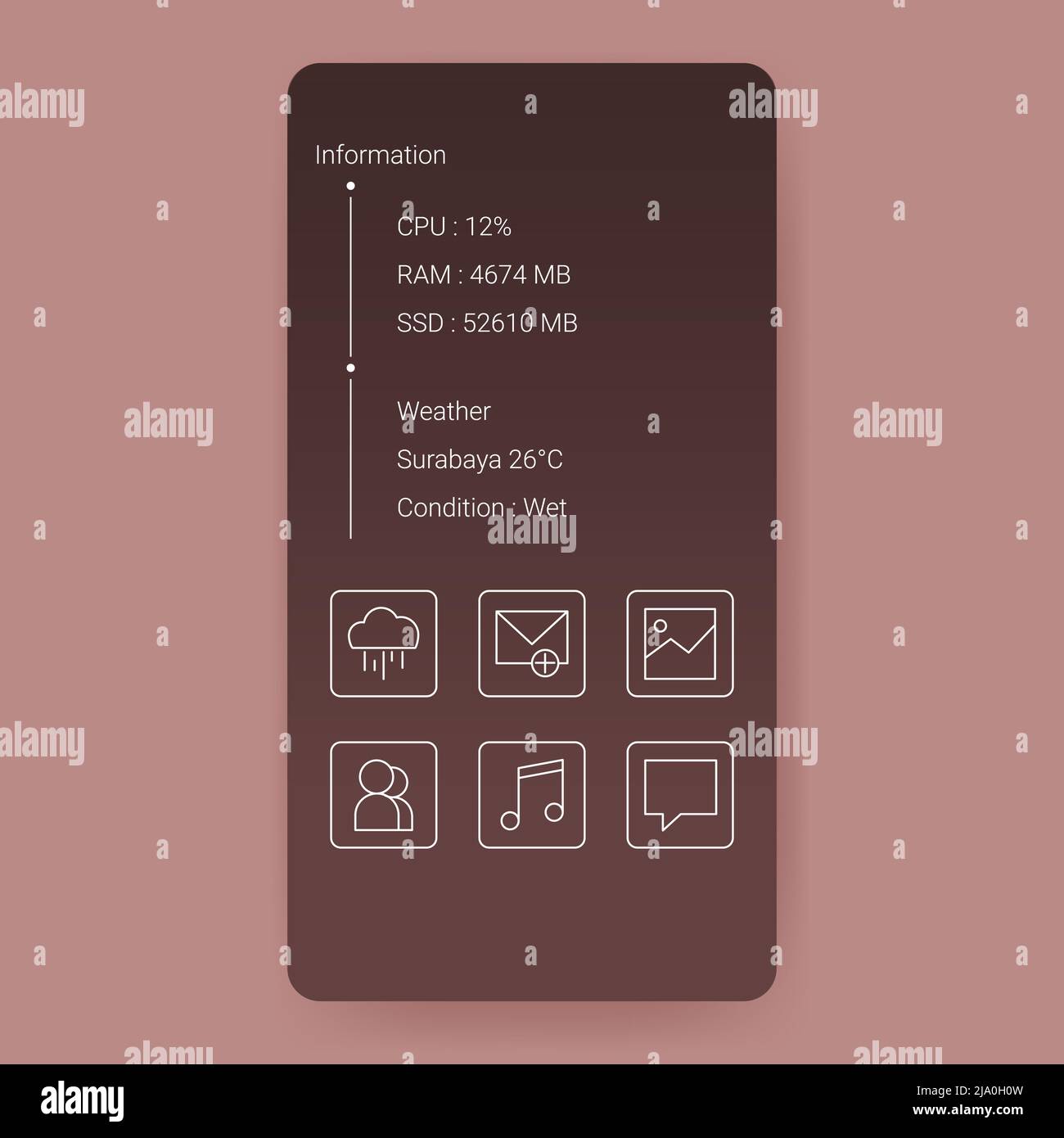 homescreen layout user interface Stock Vector Image & Art - Alamy homescreen layout user interface Stock Vector Image & Art - Alamy