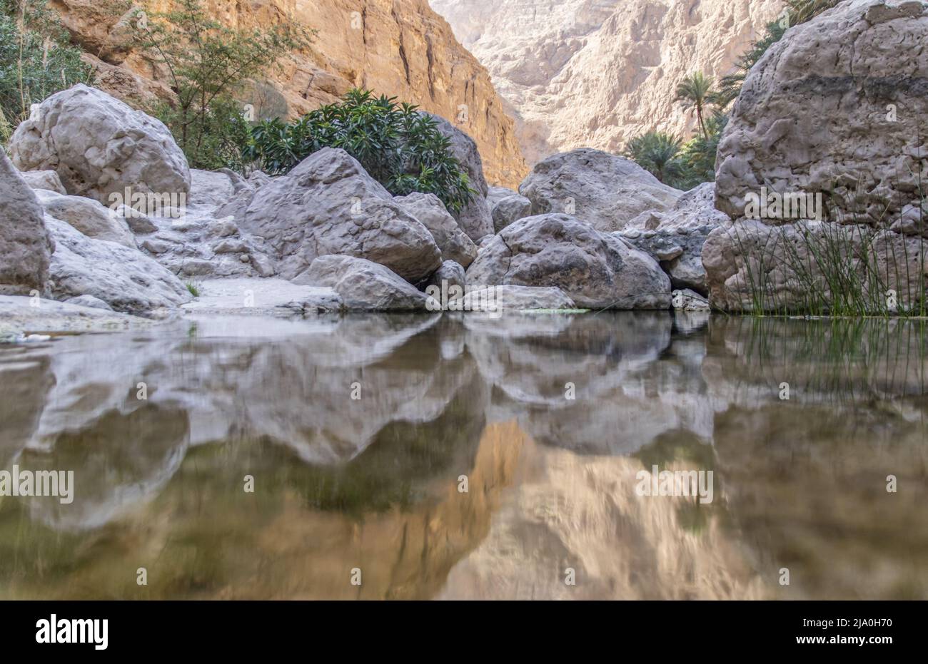 Famous of its vertical cliffs and the green water, Wadi Shab is one of ...