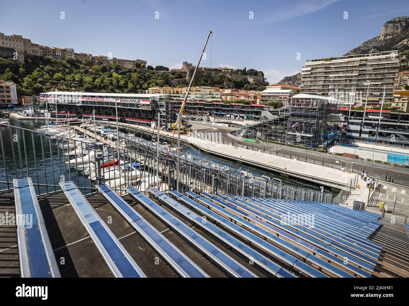 2022-05-26 11:31:00 MONTE-CARLO - The F1 circuit of Monaco ahead of the ...