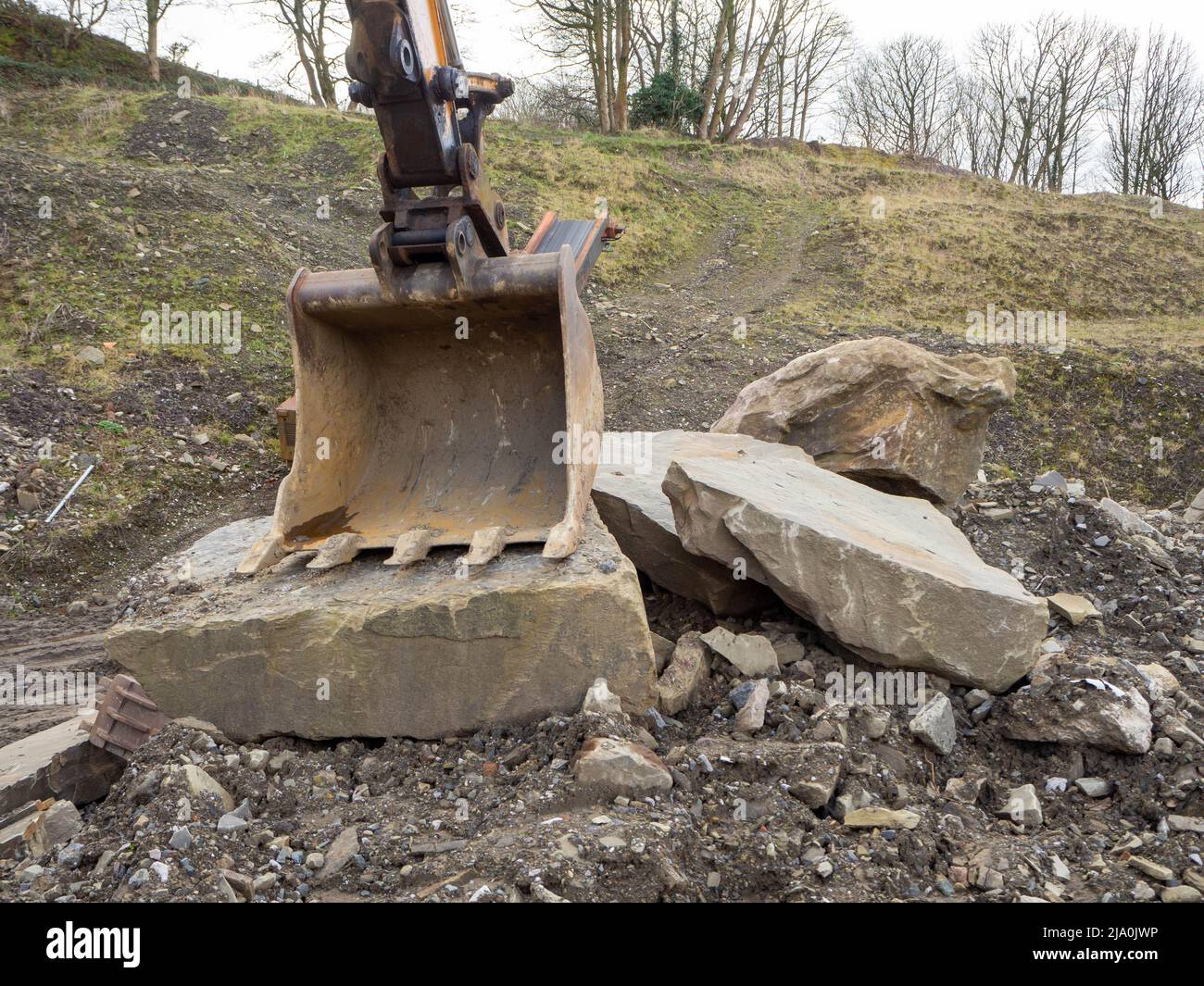 Digger bucket hi-res stock photography and images - Alamy