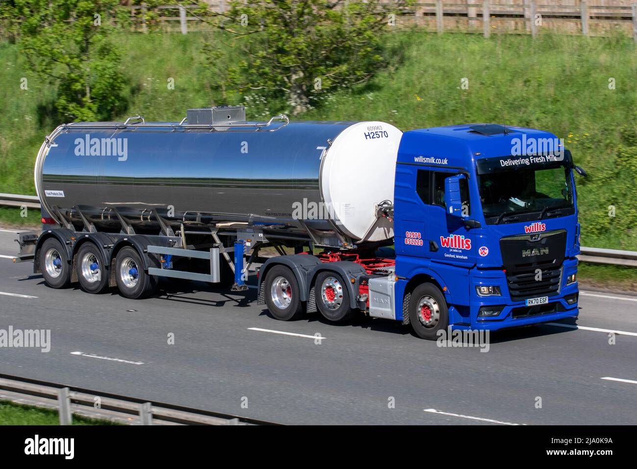 WILLIS MILK Tanker. 2020 MAN Blue Diesel 12419cc liquid food delivery ...