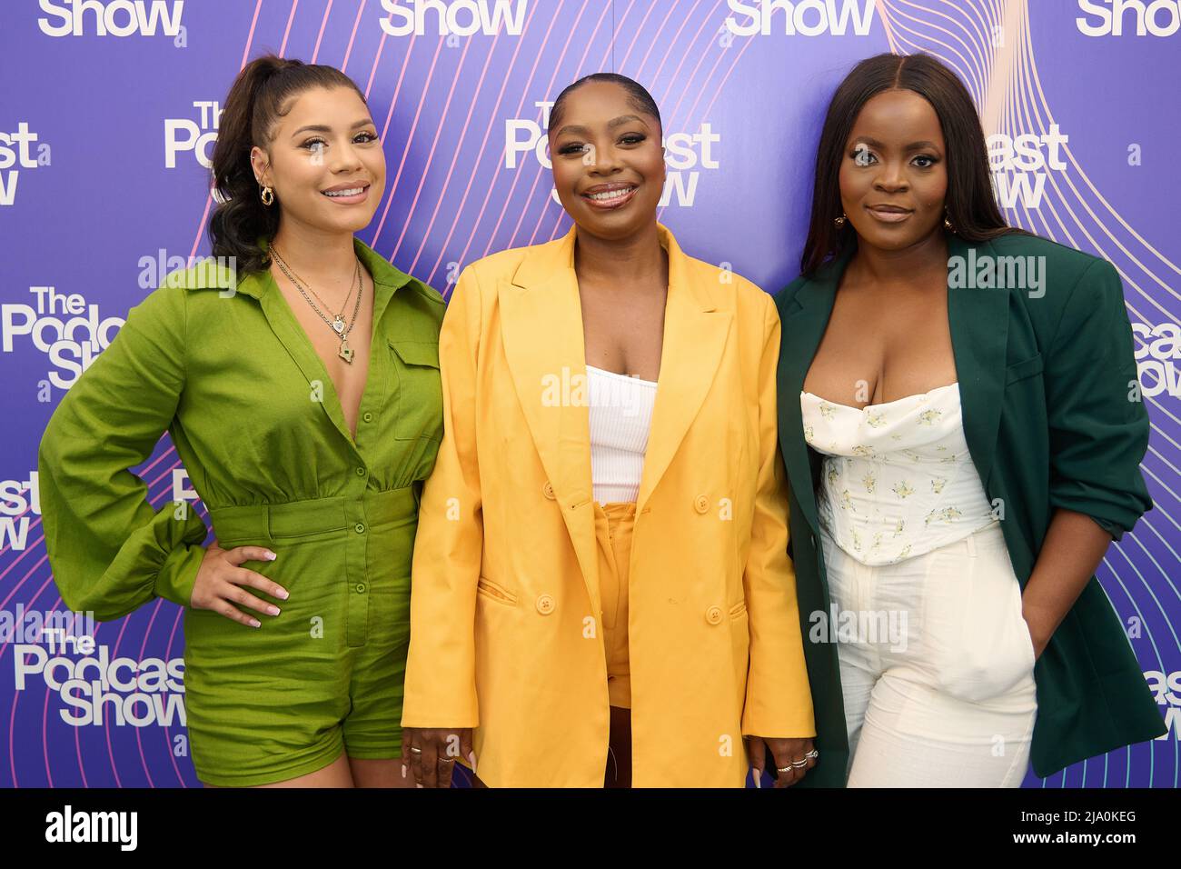 London, UK . 26 May, 2022 . (Tolly) Shoneye, Audrey Indome and Milena ...