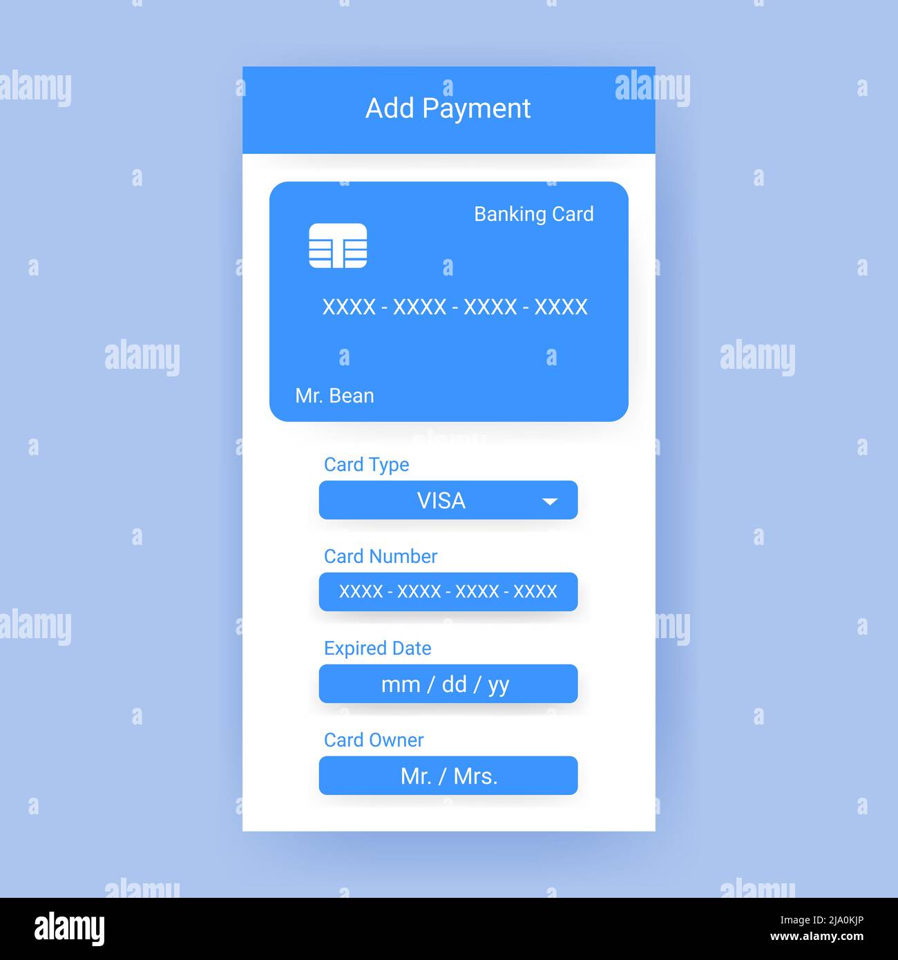 Debit card user design Stock Vector Images - Alamy