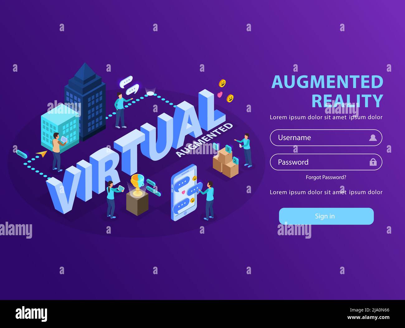 Augmented reality site users visualizing information creating ...