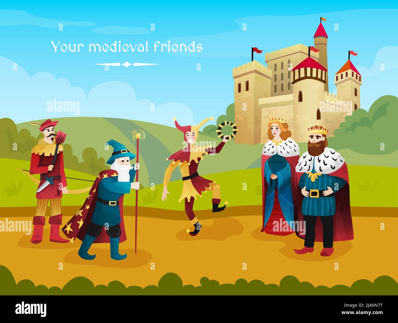 Royal prince archer Stock Vector Images - Alamy