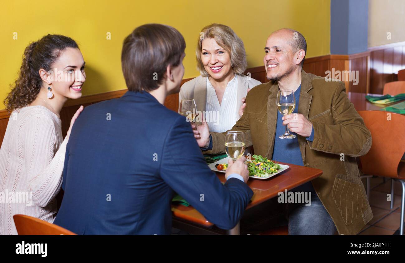 Middle class people drinking hi-res stock photography and images - Alamy
