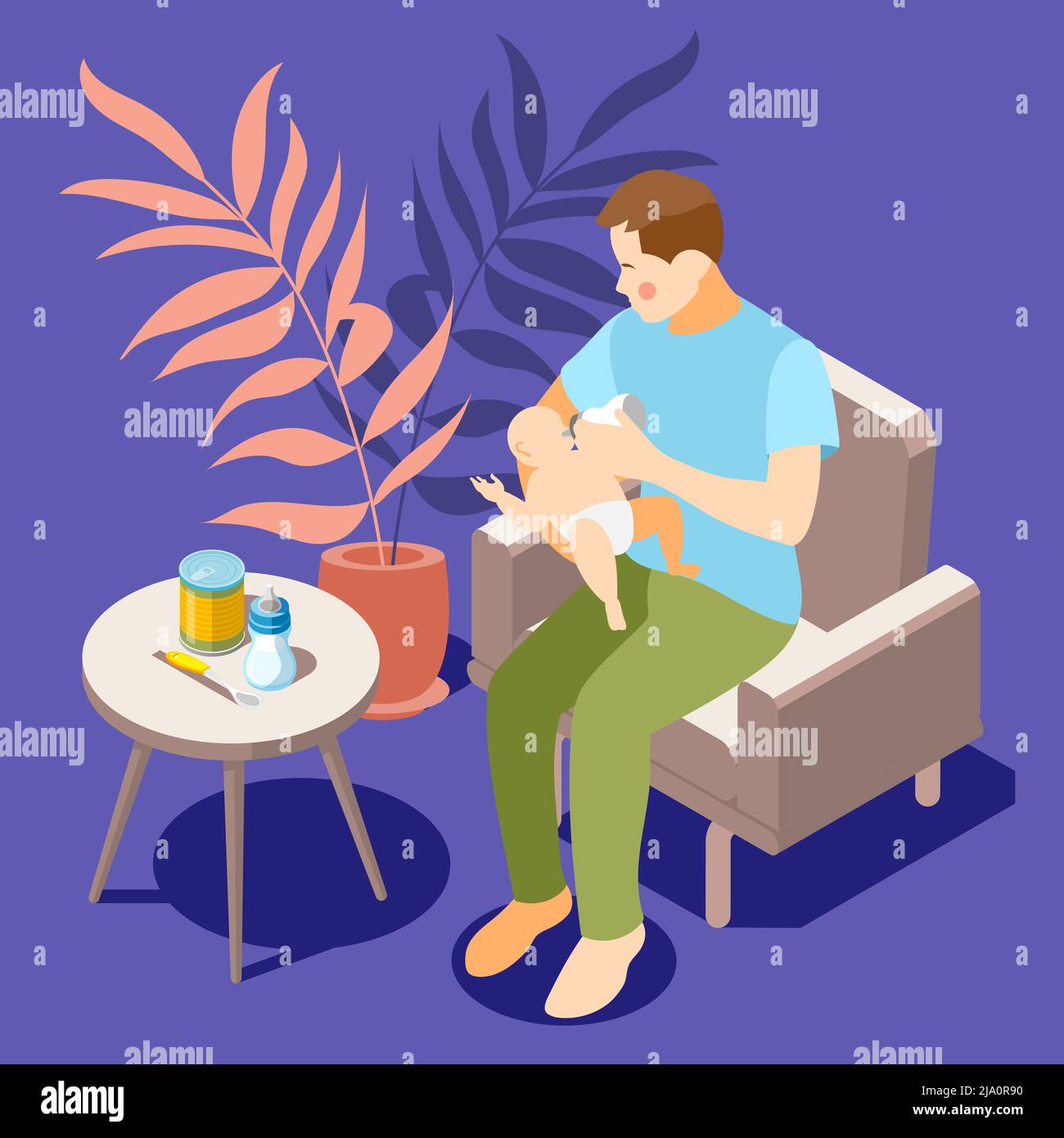 Indoor infant Stock Vector Images - Alamy