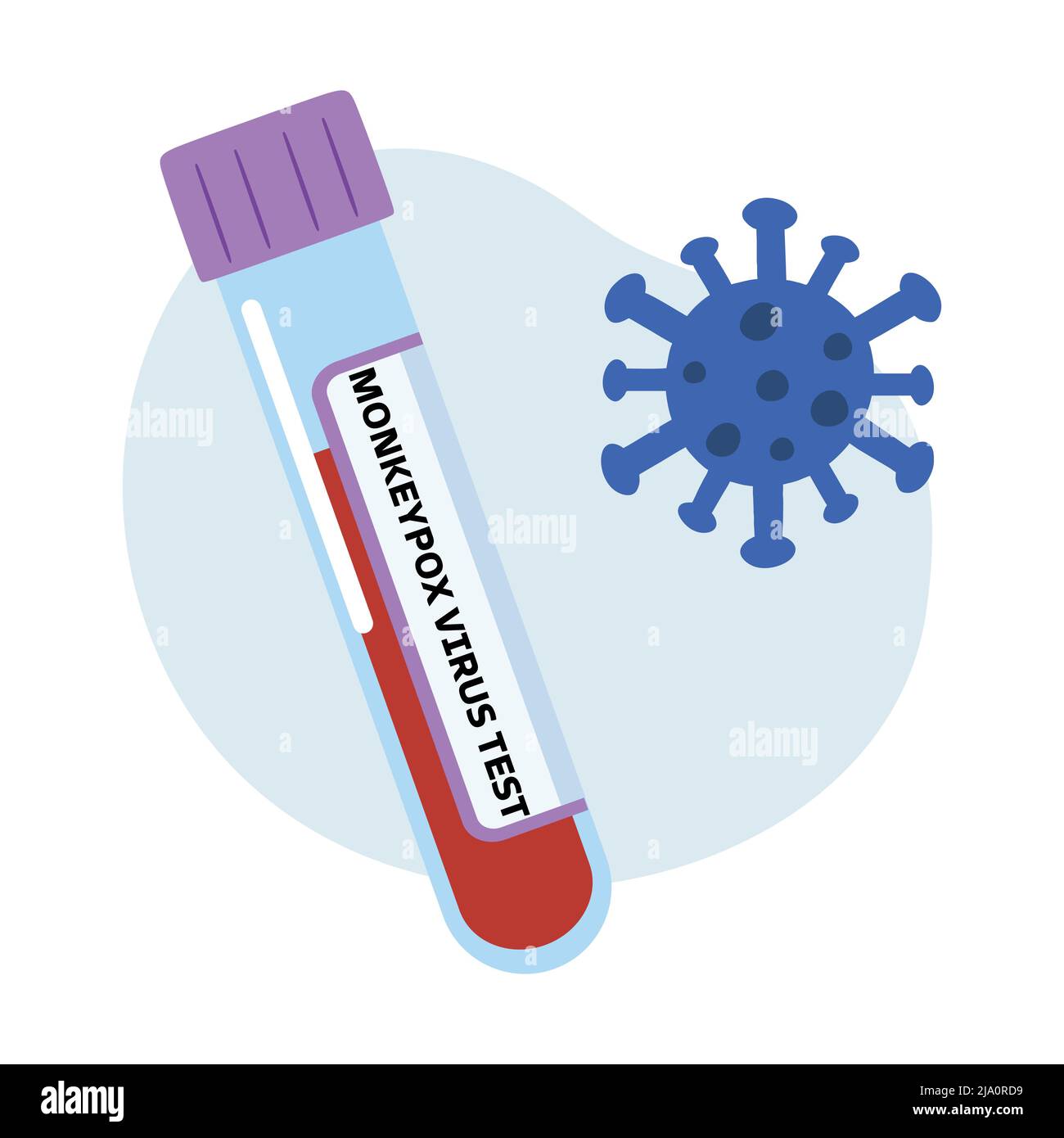 Laboratory tube blood virus scientific Cut Out Stock Images & Pictures ...