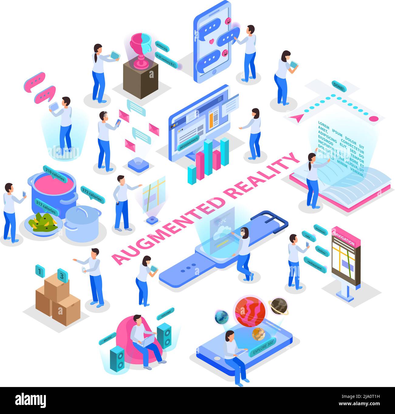 Augmented reality interactive communication scientific educative ...