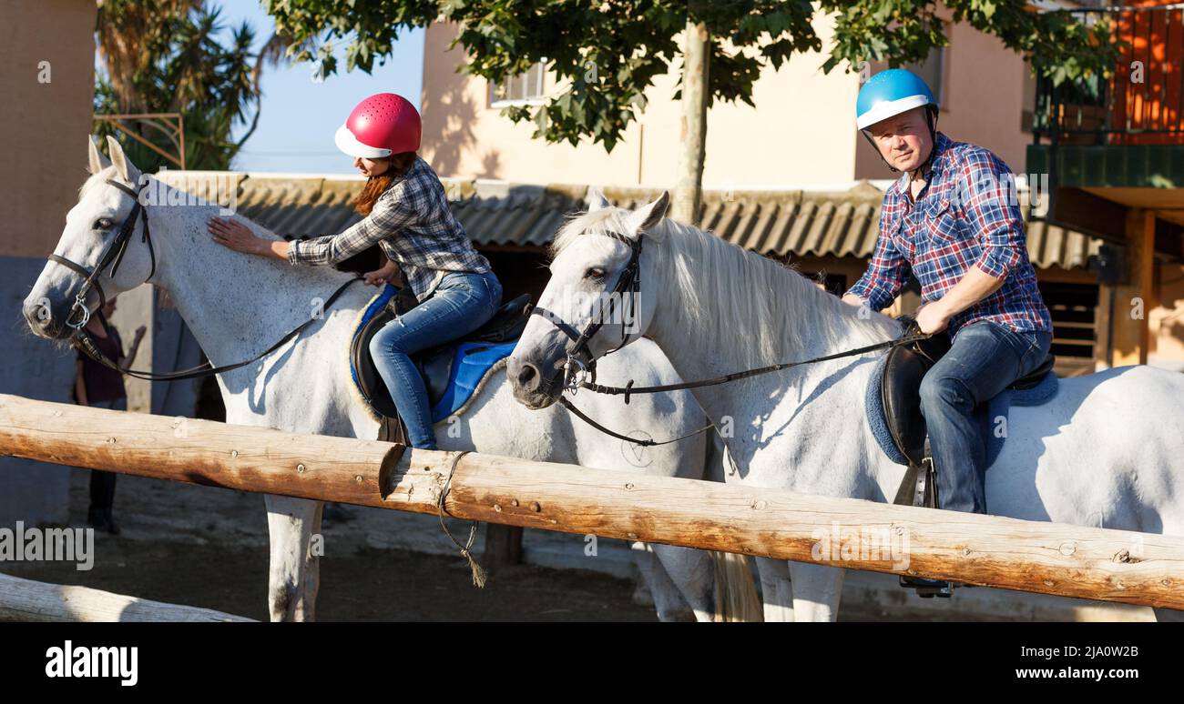 Horse helmets hi-res stock photography and images - Alamy