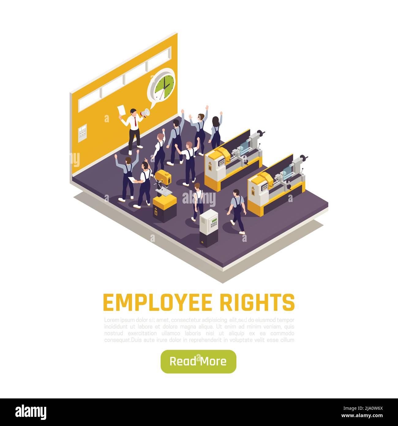 Employees union voting Stock Vector Images - Alamy