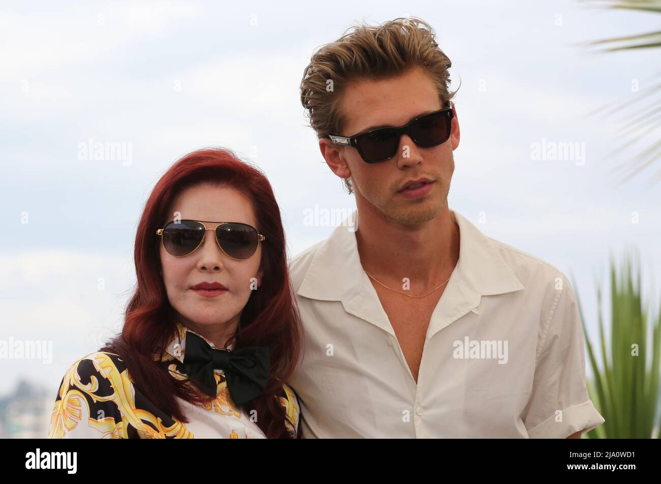 Cannes, France. 26th May, 2022. Priscilla Presley and Austin Butler at ...