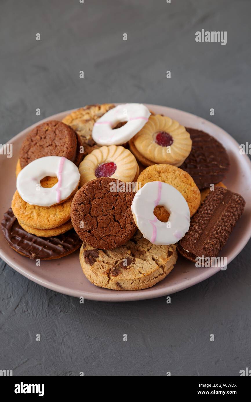 Variety of biscuits hi-res stock photography and images - Alamy