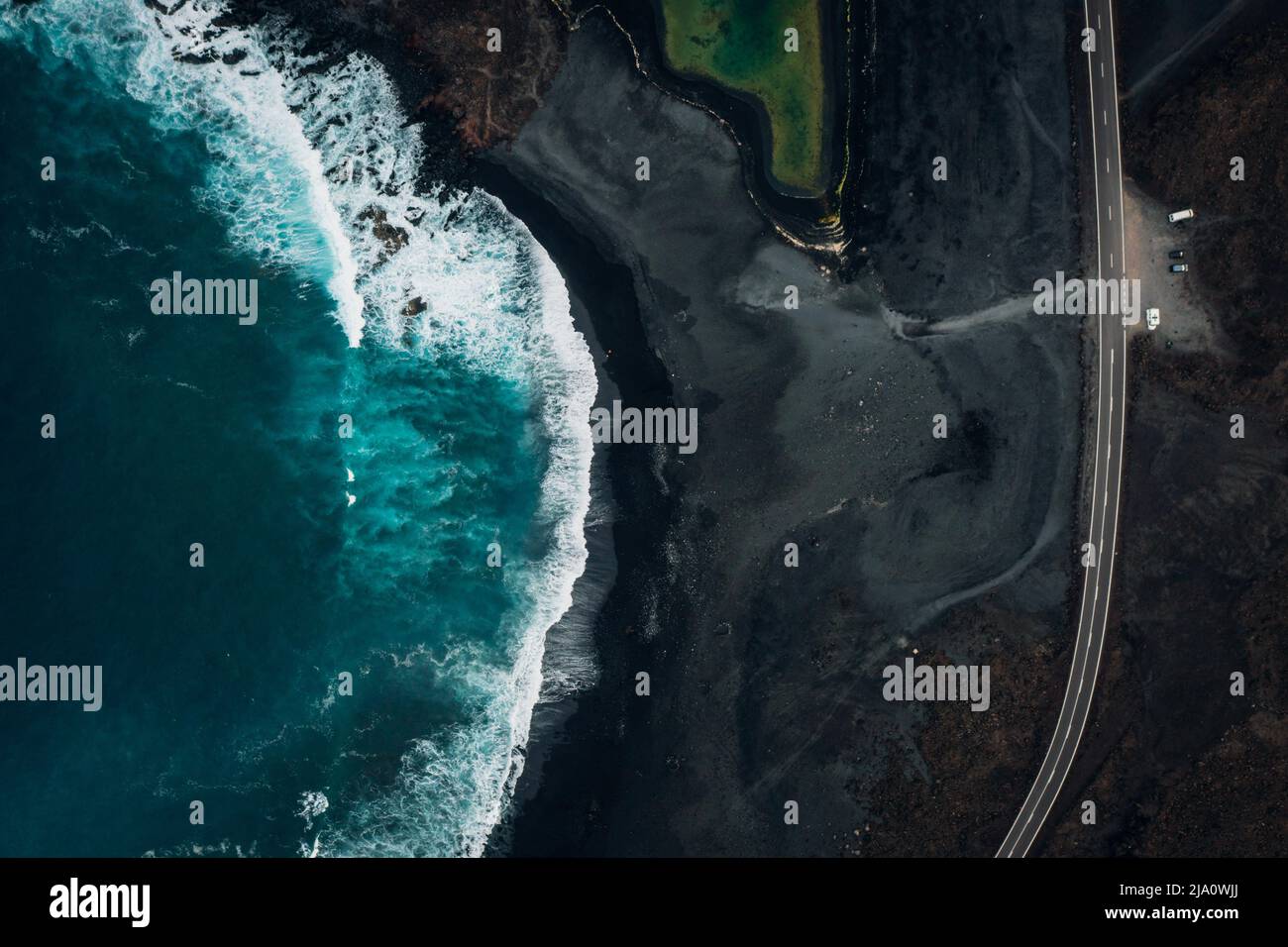 Playa Montana Bermeja 1 Stock Photo - Alamy