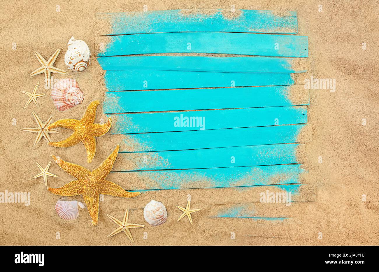 Vacation concept board sand hi-res stock photography and images - Alamy