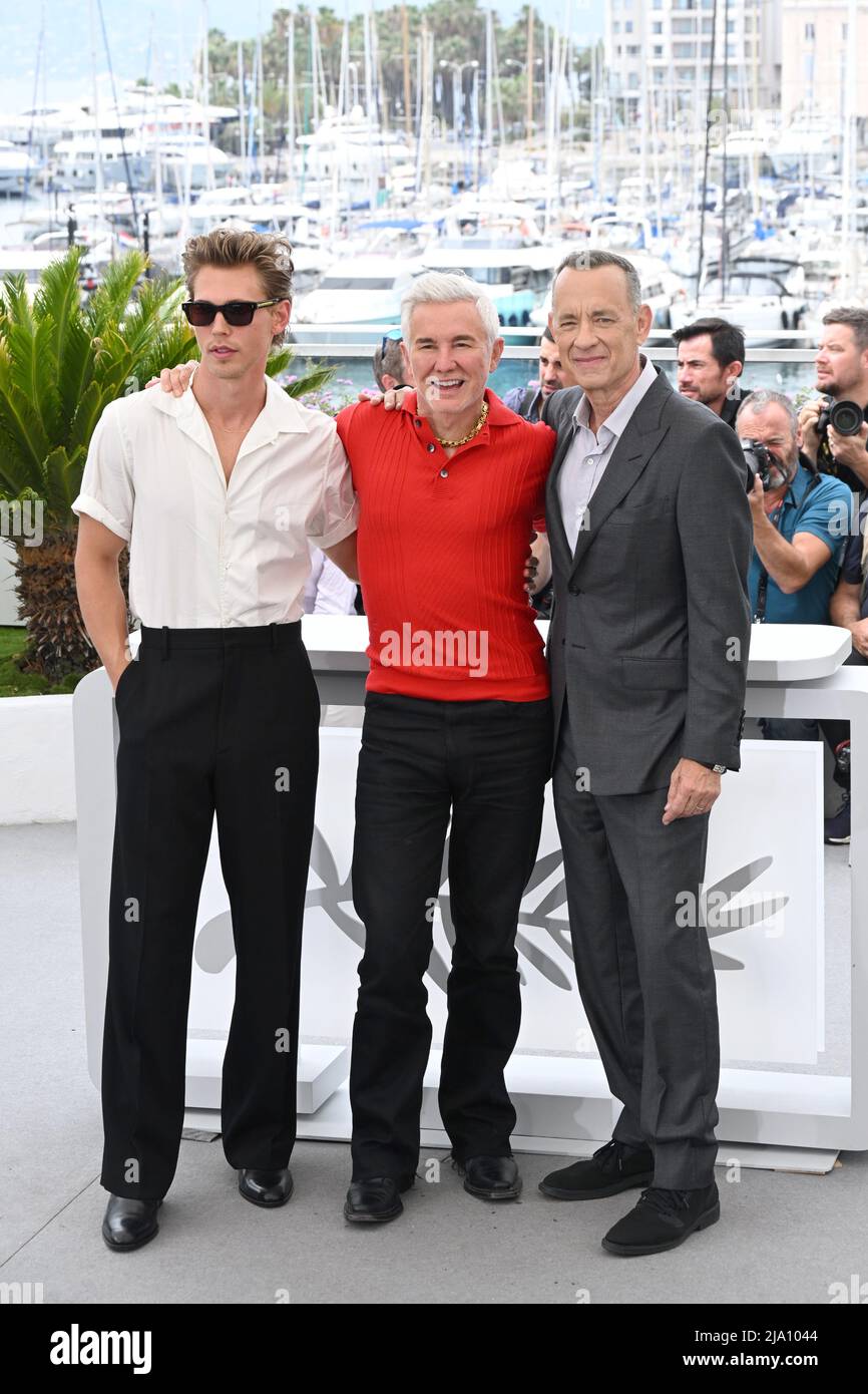 Austin Butler , Baz Luhrmann , Tom Hanks 75th Cannes Film Festival Red ...
