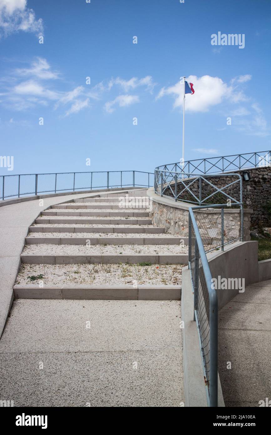 Reportage au Mont Faron (Toulon,Var,France) Memorial WW2 Stock Photo ...