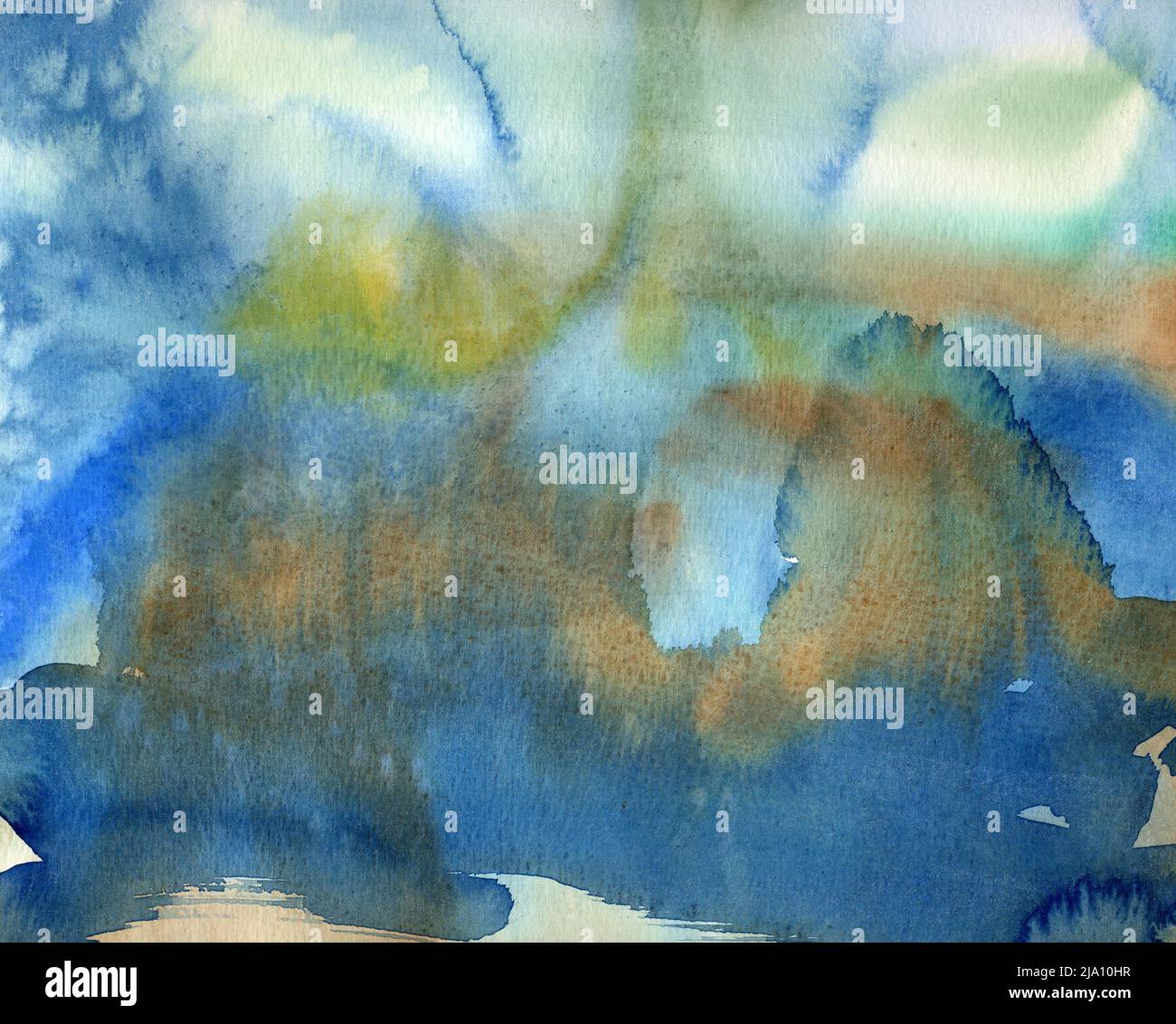Full frame abstract colorful watercolor background Stock Photo - Alamy