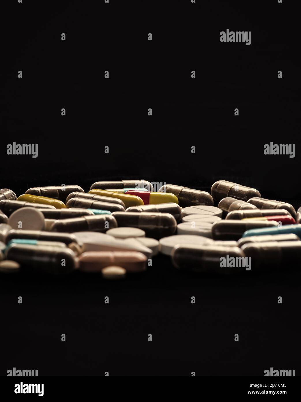 Medicaments. Narcotic medication. Prescription drugs. Tablet ...