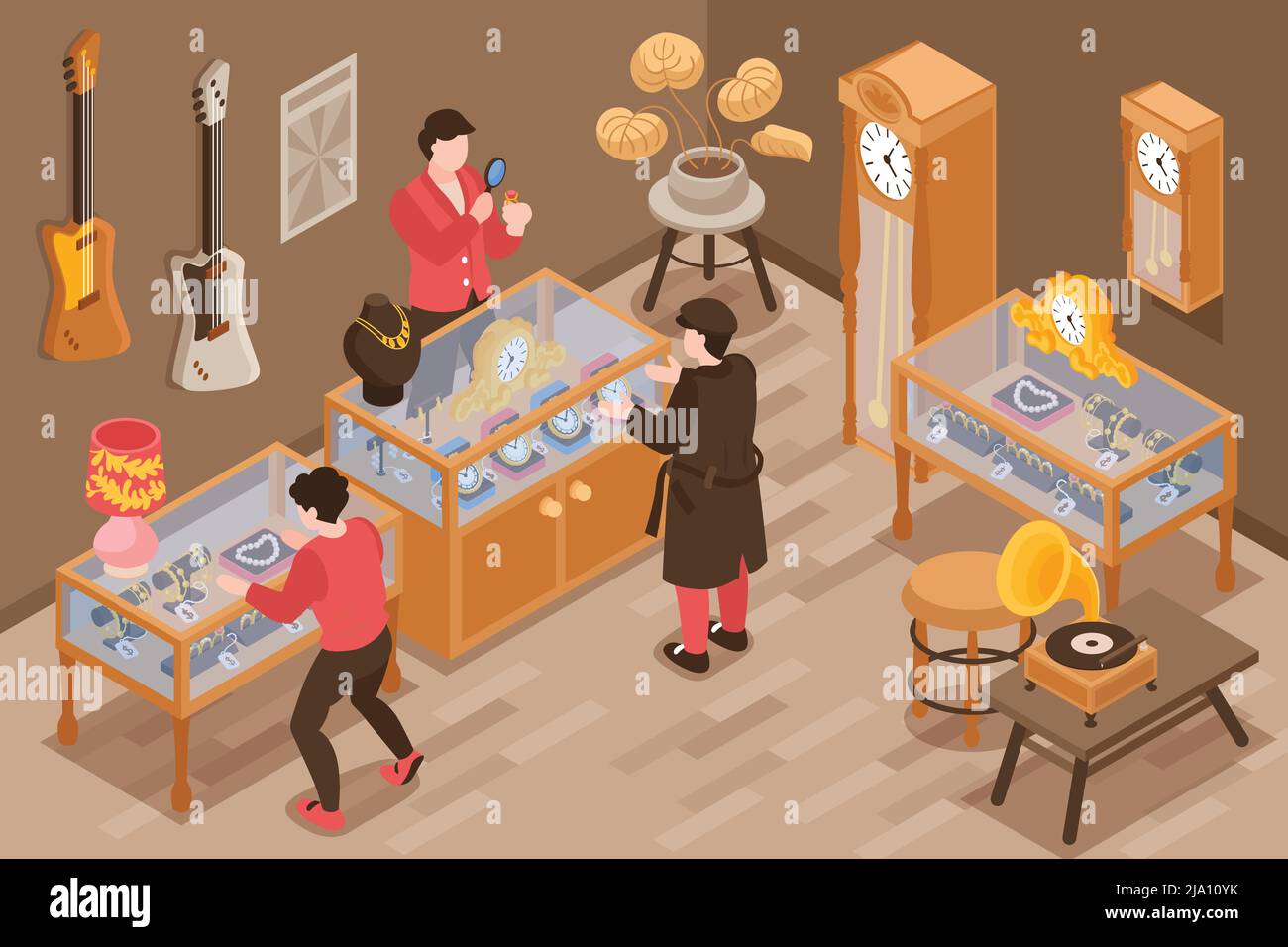 Pawn shop interior hi-res stock photography and images - Alamy