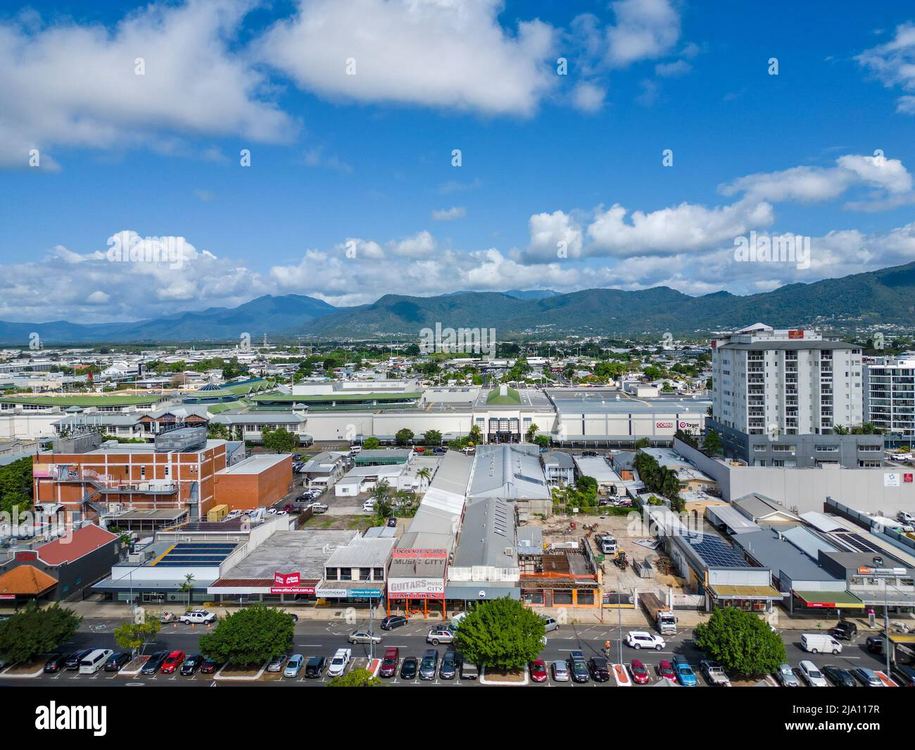Aerial view of Cairns city in Queesnland Stock Photo - Alamy