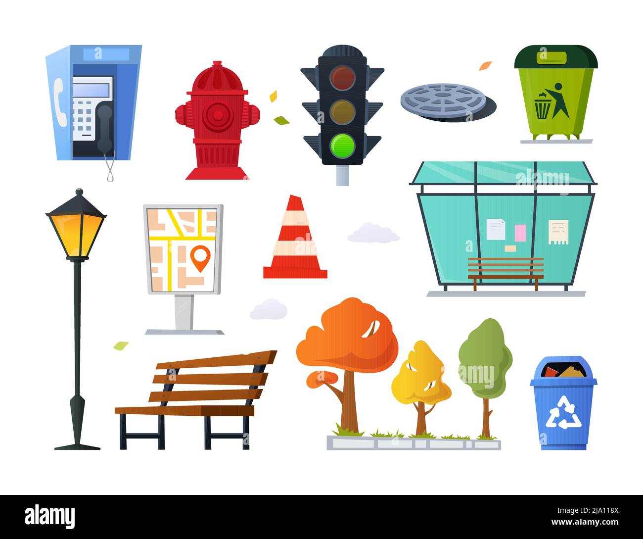 Outdoor recreation set creative Stock Vector Images - Alamy