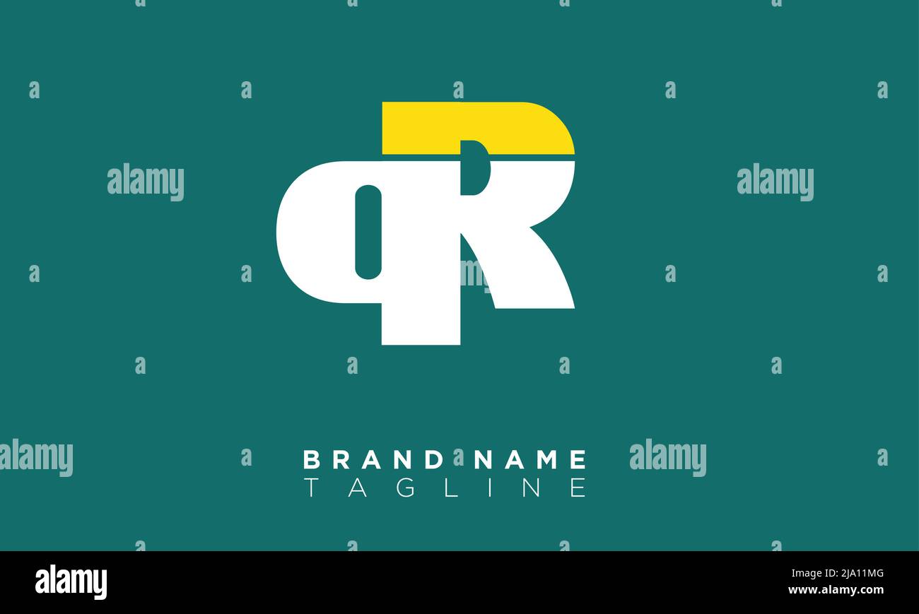 QR Alphabet letters Initials Monogram logo Stock Vector Image & Art - Alamy