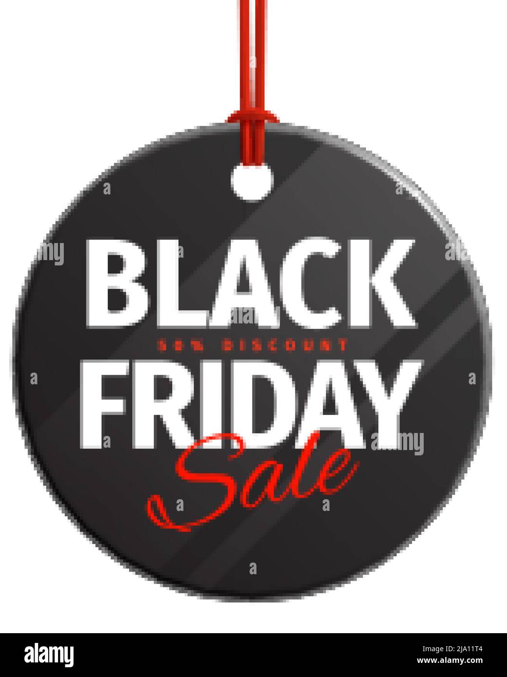 Black friday and cyber monday sale badges composition with circle ...