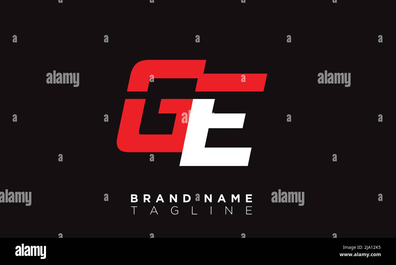 GE Alphabet letters Initials Monogram logo Stock Vector Image & Art - Alamy