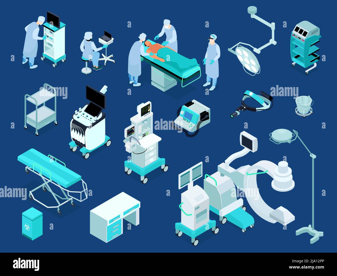 Anesthesia Monitoring Stock Vector Images Alamy