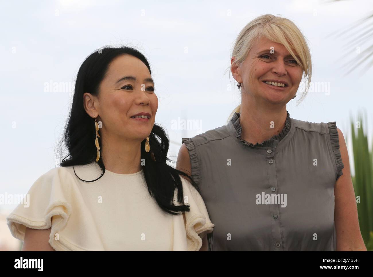 Cannes, France. 26th May, 2022. Director Naomi Kawase and Yasmin ...