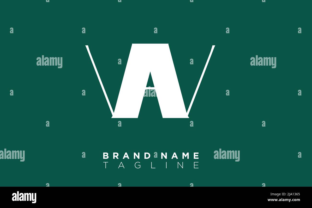 WA Alphabet letters Initials Monogram logo Stock Vector Image & Art - Alamy