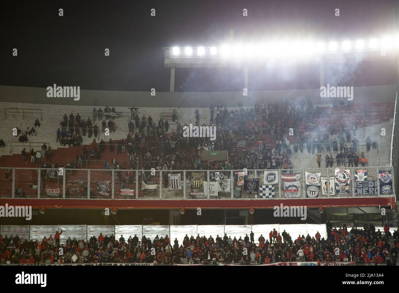 Fotball players from River Plate Team Argentina plays against Alianza ...