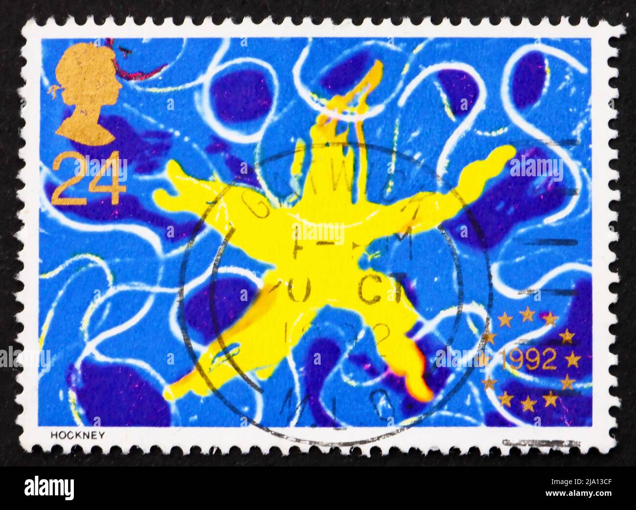 GREAT BRITAIN – CIRCA 1992: a stamp printed in the Great Britain shows ...