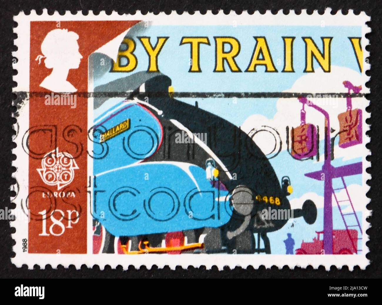 GREAT BRITAIN – CIRCA 1988: a stamp printed in the Great Britain shows ...