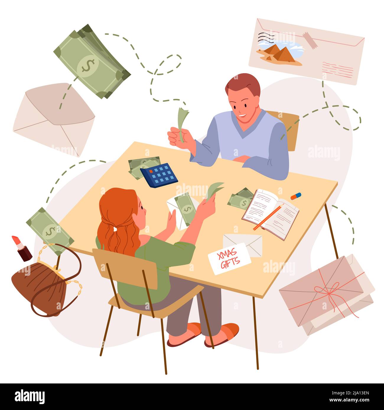 Financial planning personal family Stock Vector Images - Alamy