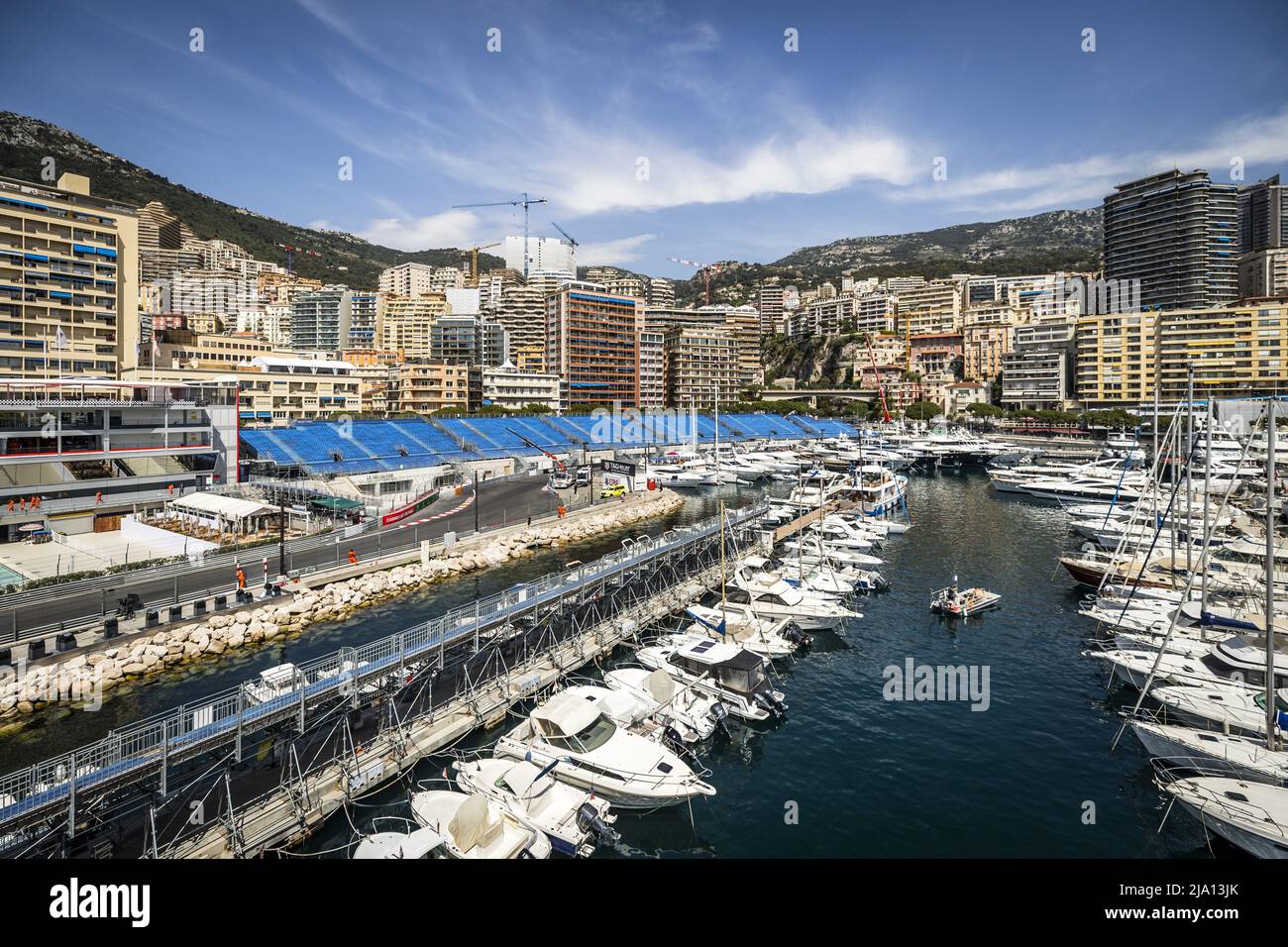 2022-05-26 11:31:27 MONTE-CARLO - The F1 circuit of Monaco ahead of the ...