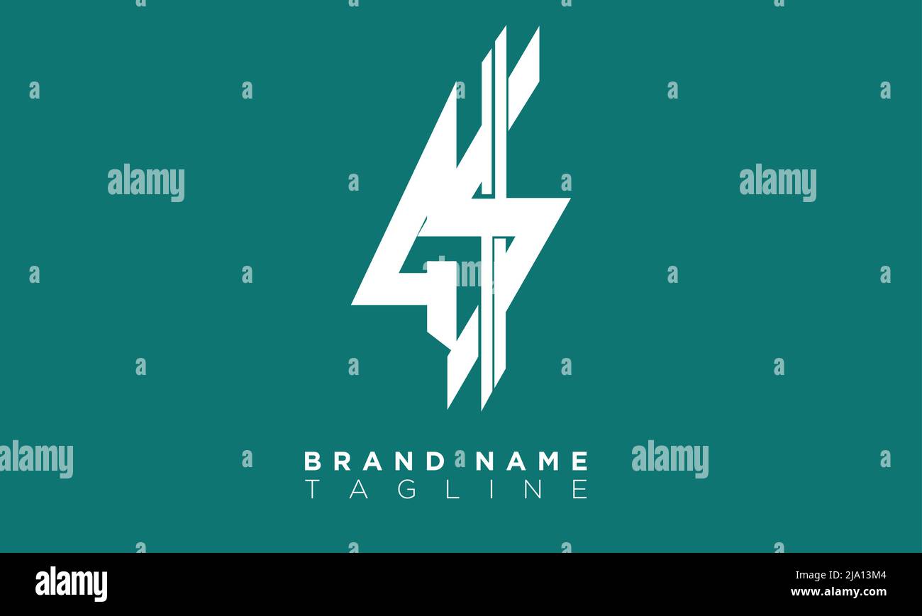 GS Alphabet letters Initials Monogram logo Stock Vector Image & Art - Alamy