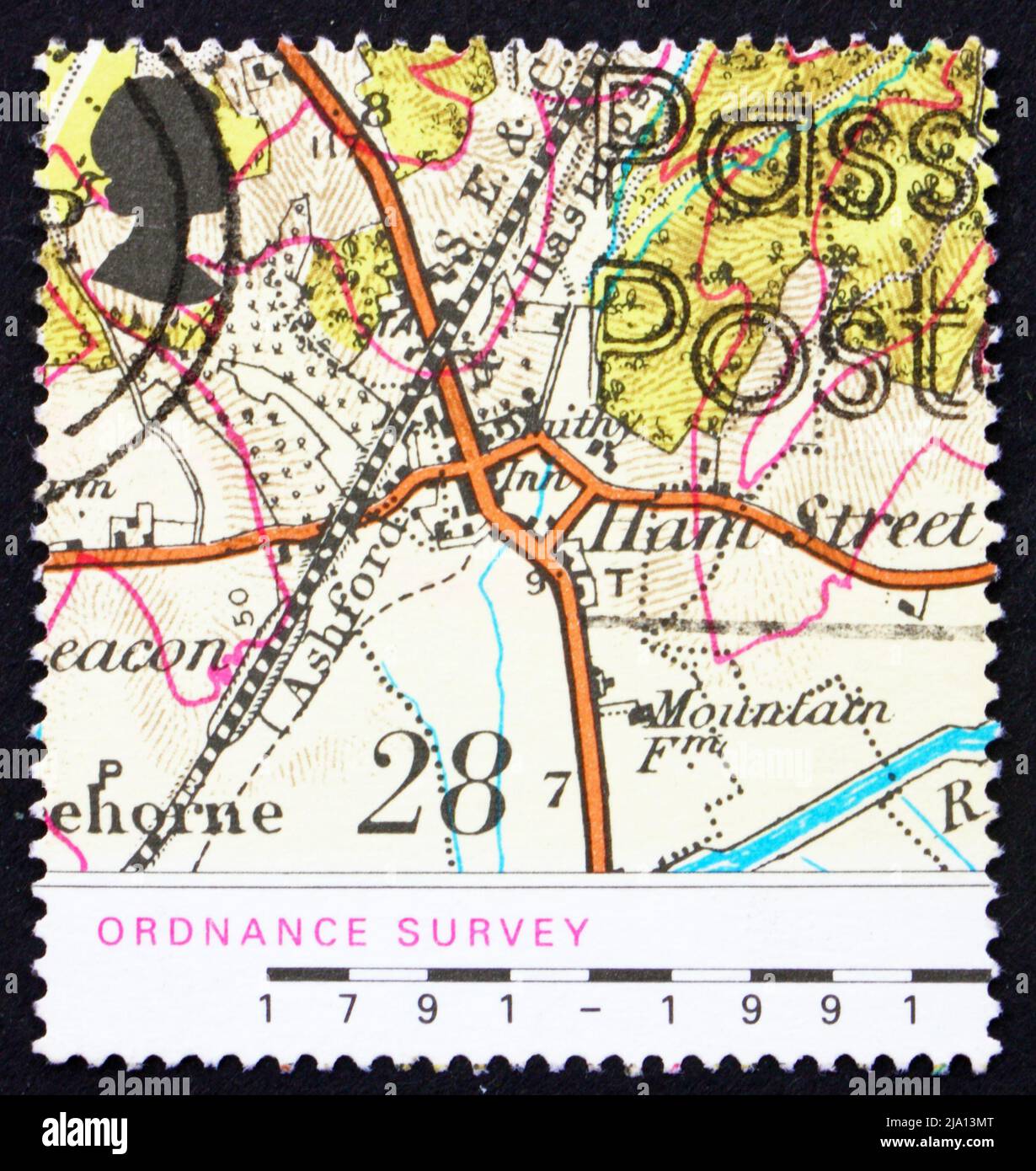 GREAT BRITAIN - CIRCA 1991: a stamp printed in the Great Britain shows ...